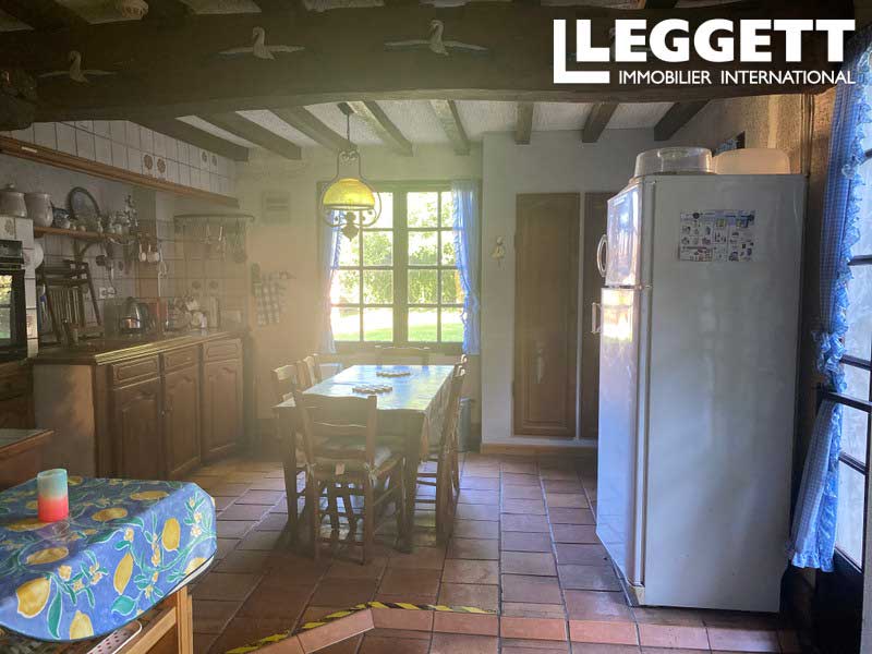 Beautiful Norman half-timbered house in a particularly quiet ...