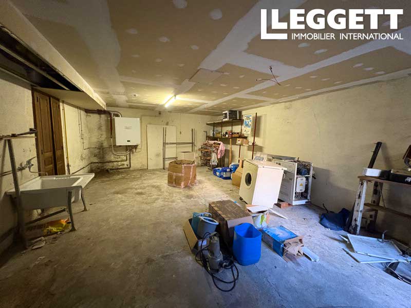 A large commercial property in the centre of Nontron with 4 bedroom ...